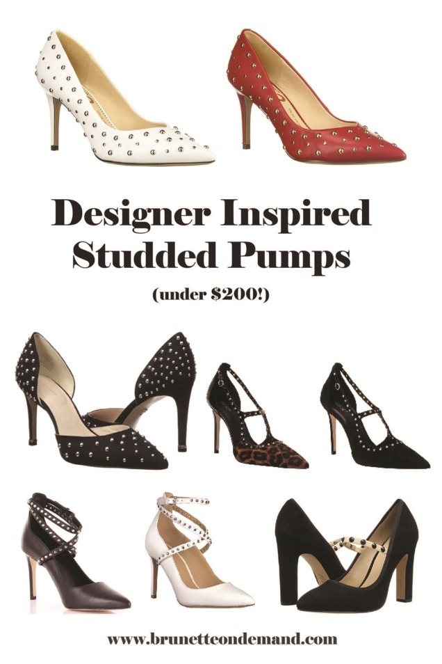 Designer Inspired Studded Pumps You Need To See - BRONDEMA